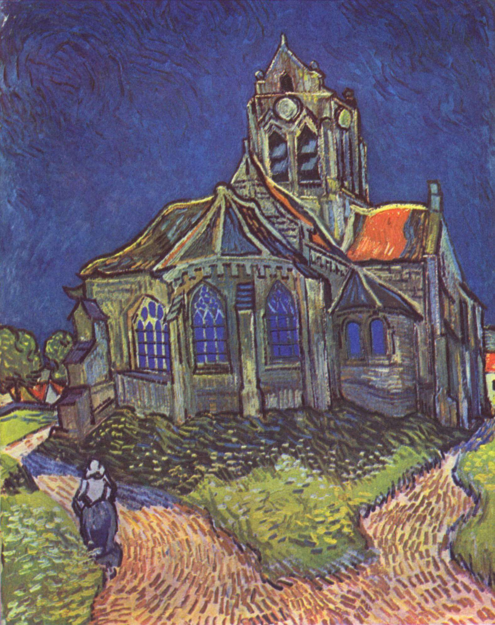 image 3 - Van Gogh, The Church at Auvers, 1890 - Chateau Bouffemont ...